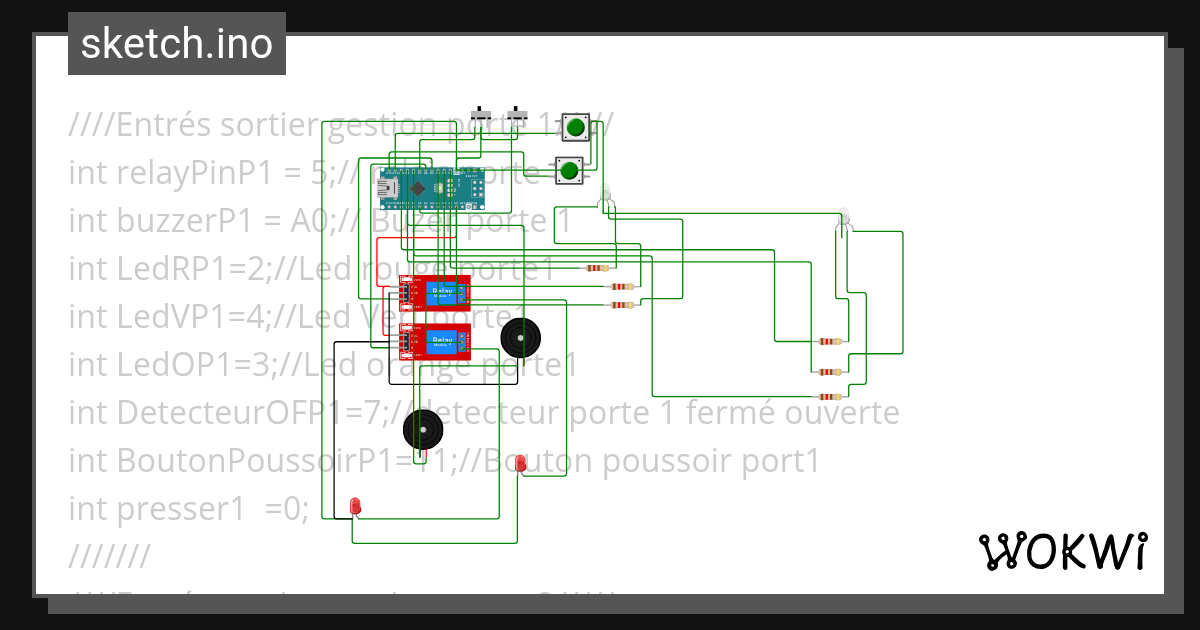 porte Finale - Wokwi ESP32, STM32, Arduino Simulator