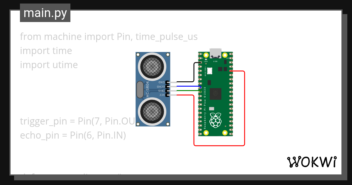 Module Distance Wokwi Esp32 Stm32 Arduino Simulator 5296