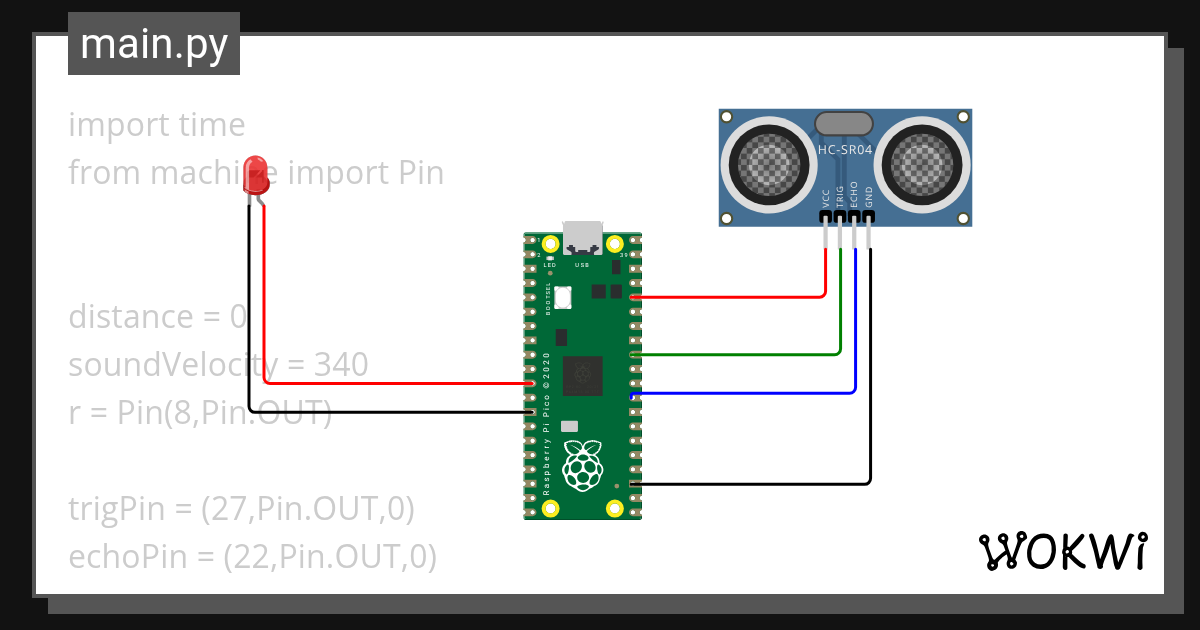 ultradistance - Wokwi ESP32, STM32, Arduino Simulator