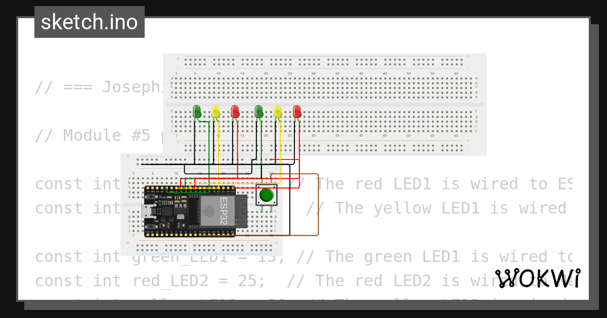 Module 6 Josephine Saiz Wokwi Esp32 Stm32 Arduino Simulator 5978