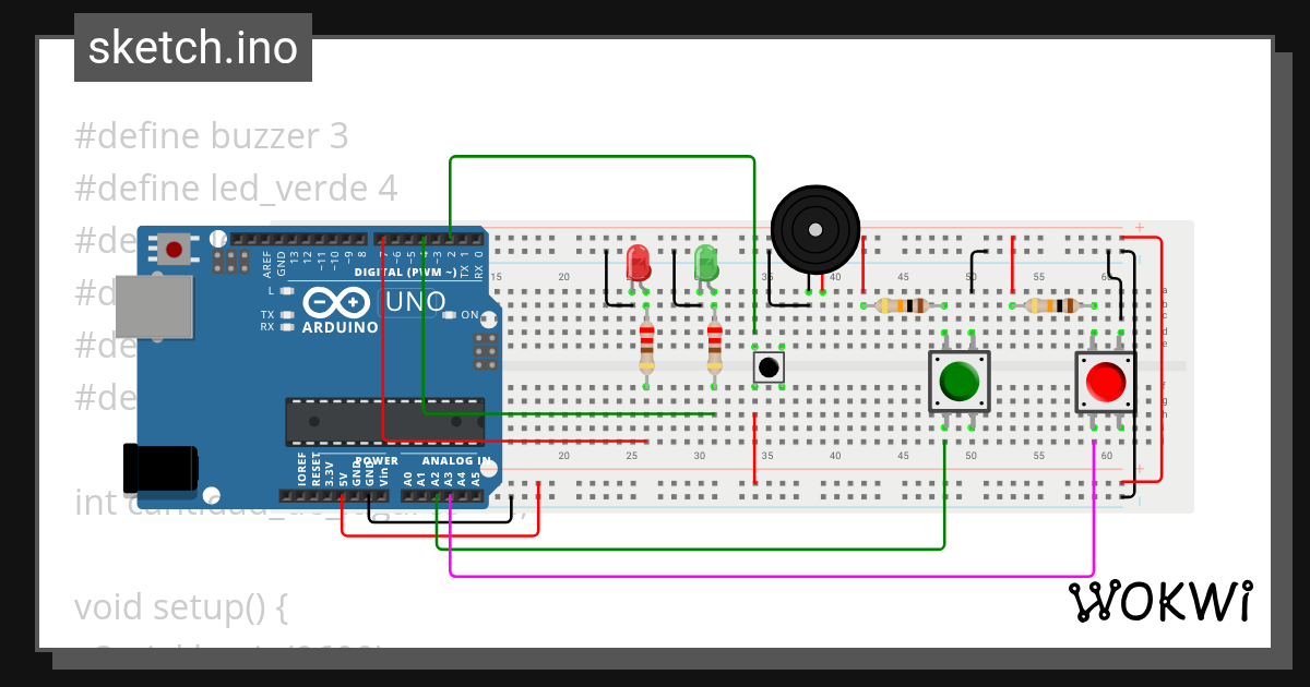 CÓDIGO ESTACIONAMIENTO SIN ALARMA FUNCIONA - Wokwi ESP32, STM32, Arduino Simulator