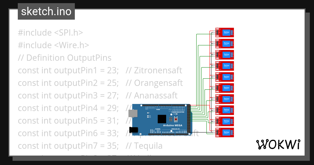 mocktailmachine_v7 - Wokwi ESP32, STM32, Arduino Simulator