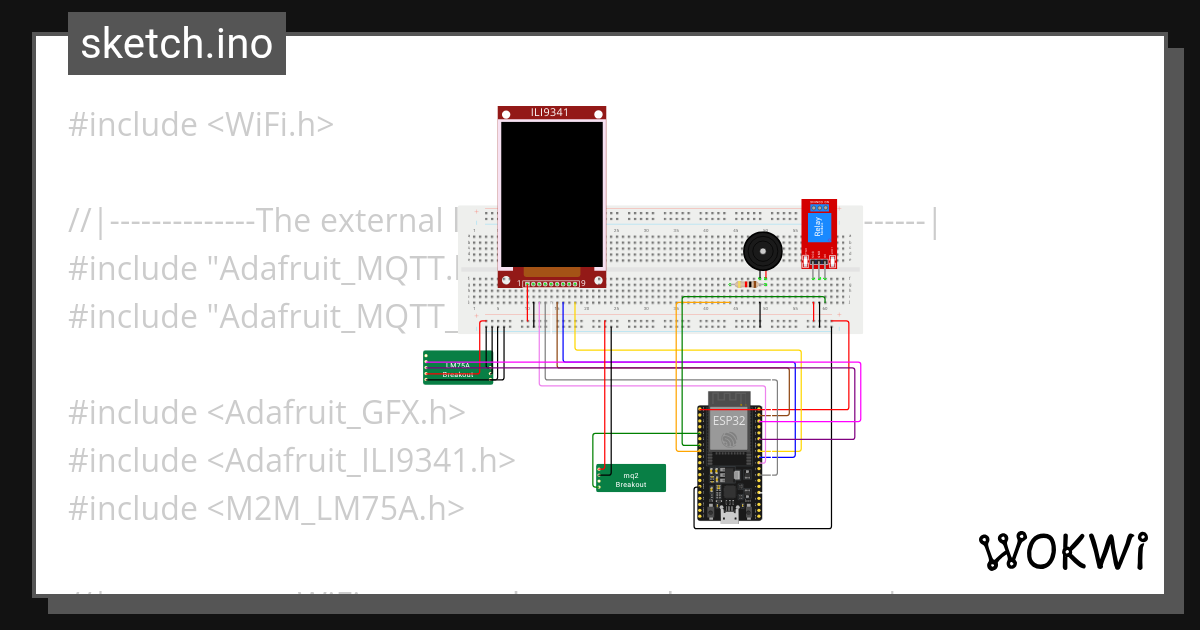 Safe House System Cfir Copy Wokwi Esp32 Stm32 Arduino Simulator 7018