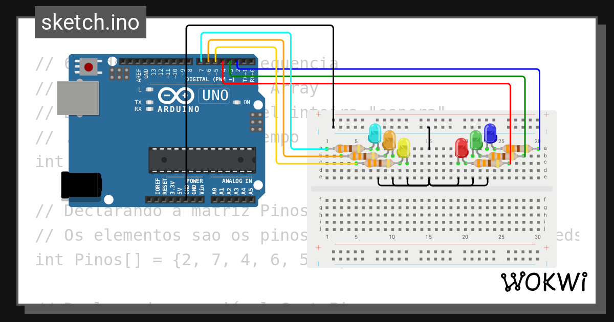 Leds Piscando Alternadamente Wokwi Esp32 Stm32 Arduino Simulator 1531