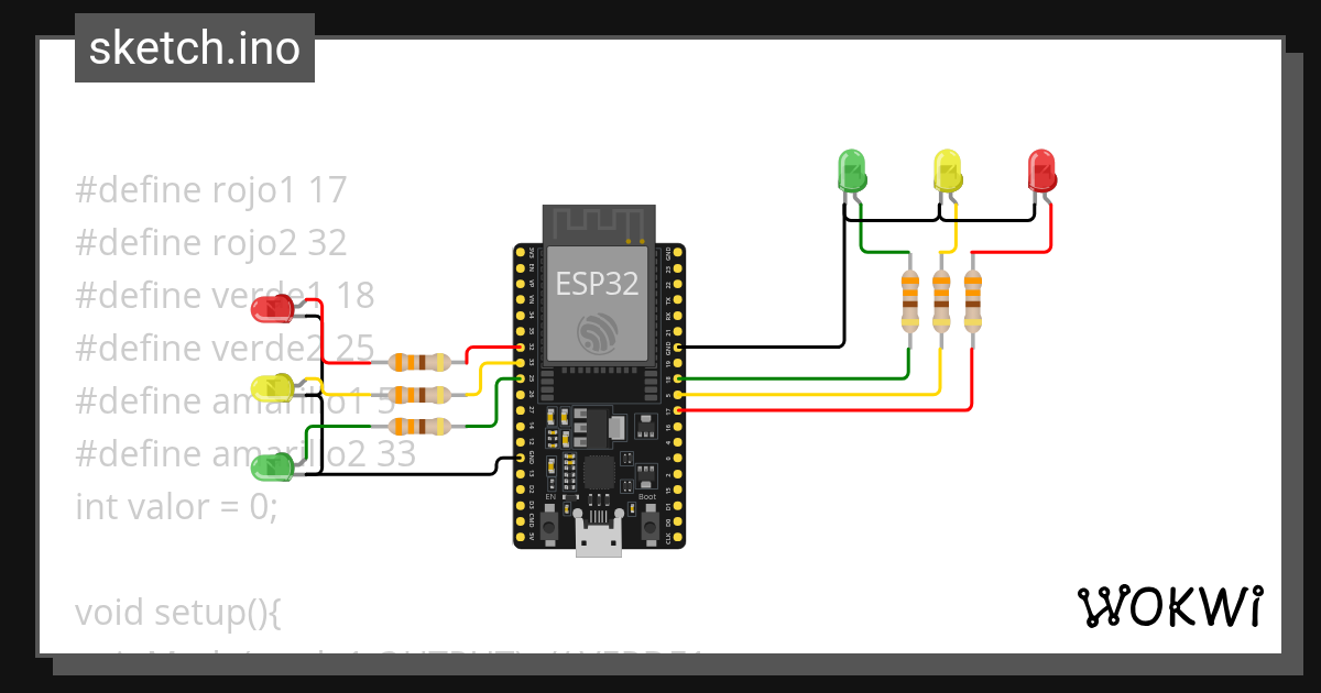 Semfaroro dual - Wokwi ESP32, STM32, Arduino Simulator