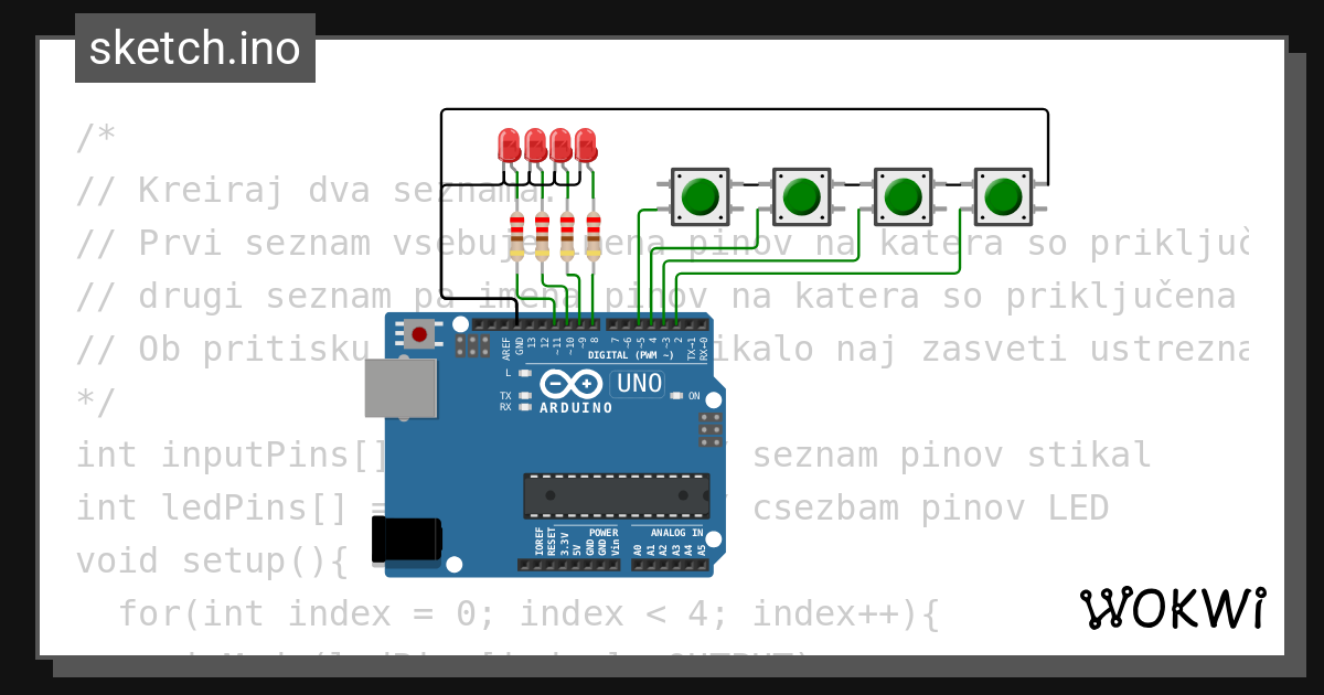 26 Naloga Wokwi Esp32 Stm32 Arduino Simulator