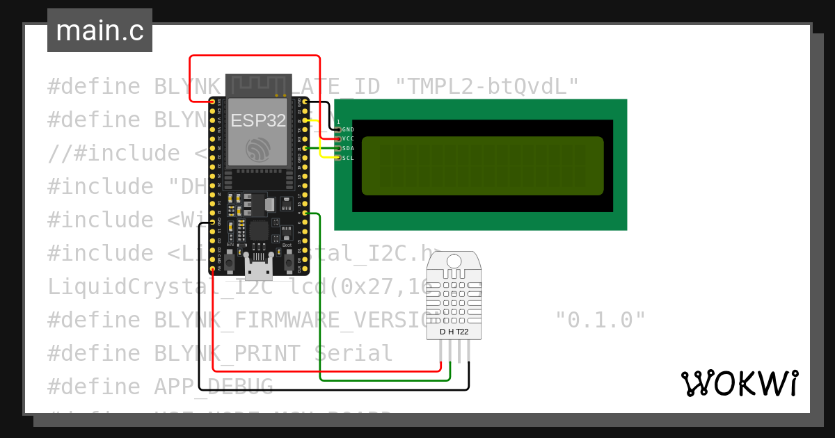 Lcddht22 Wokwi Esp32 Stm32 Arduino Simulator 5581