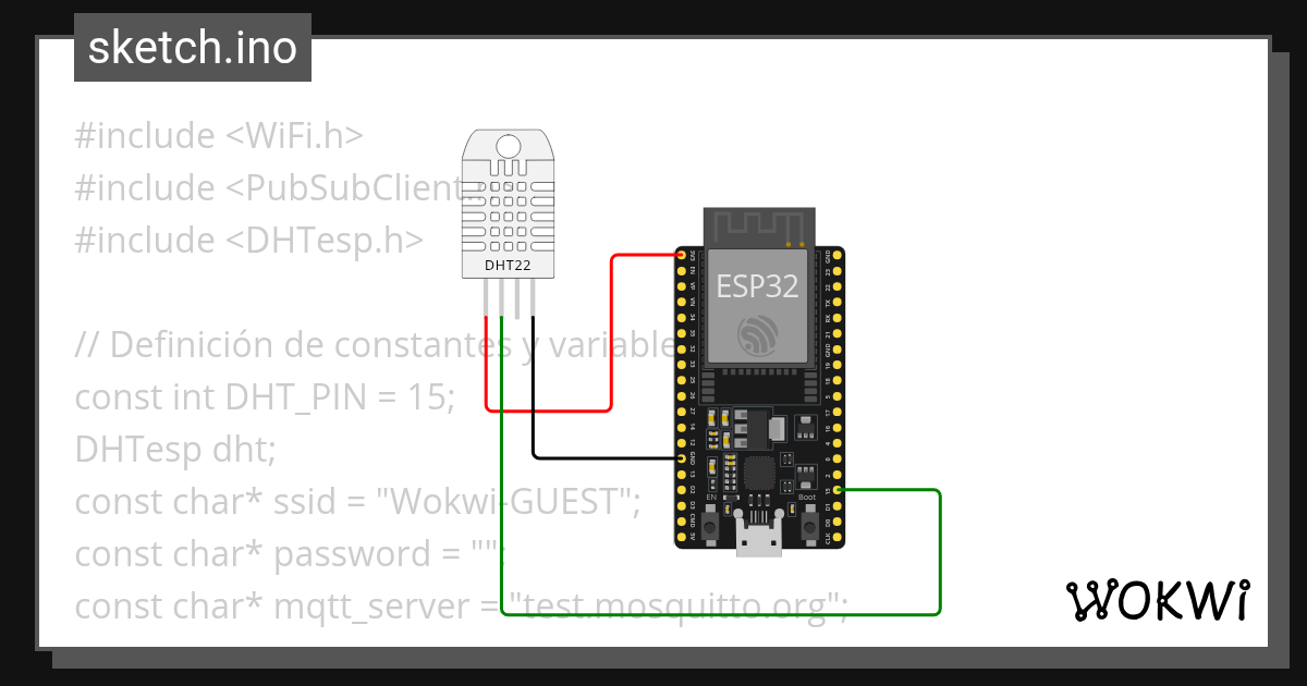 MQTT_Node_Red - Wokwi ESP32, STM32, Arduino Simulator