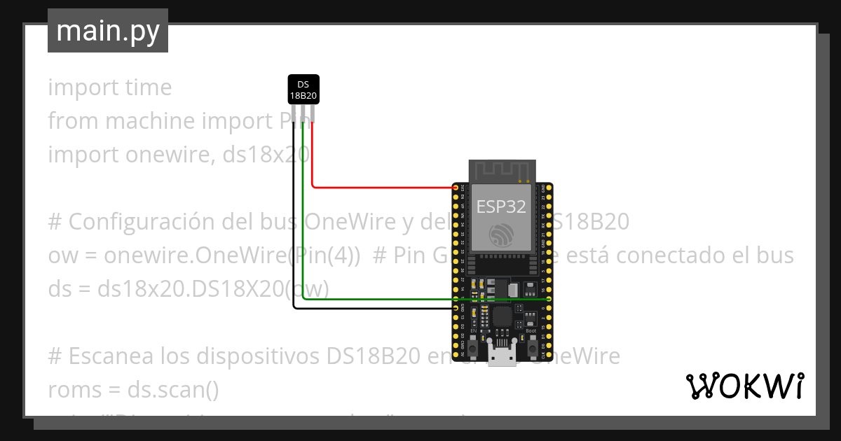 temperatura - Wokwi ESP32, STM32, Arduino Simulator