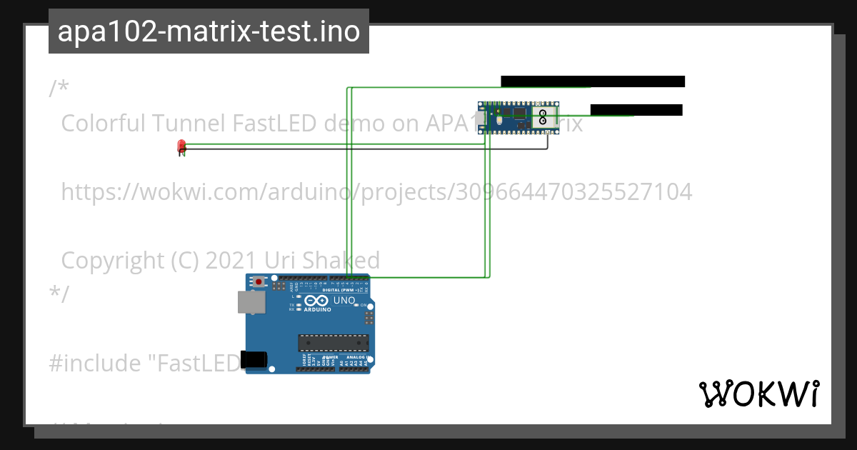 Apa102 Wokwi Esp32 Stm32 Arduino Simulator