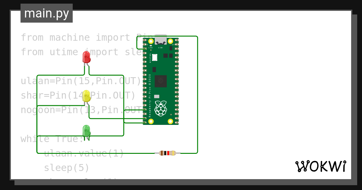 4/10 4r term started - Wokwi ESP32, STM32, Arduino Simulator 4/10 4r term started - Wokwi ESP32, STM32, Arduino Simulator