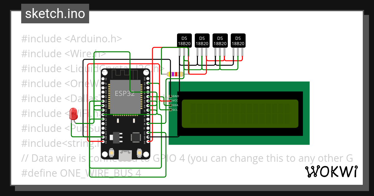 Traffic_light MQTT - Wokwi ESP32, STM32, Arduino Simulator
