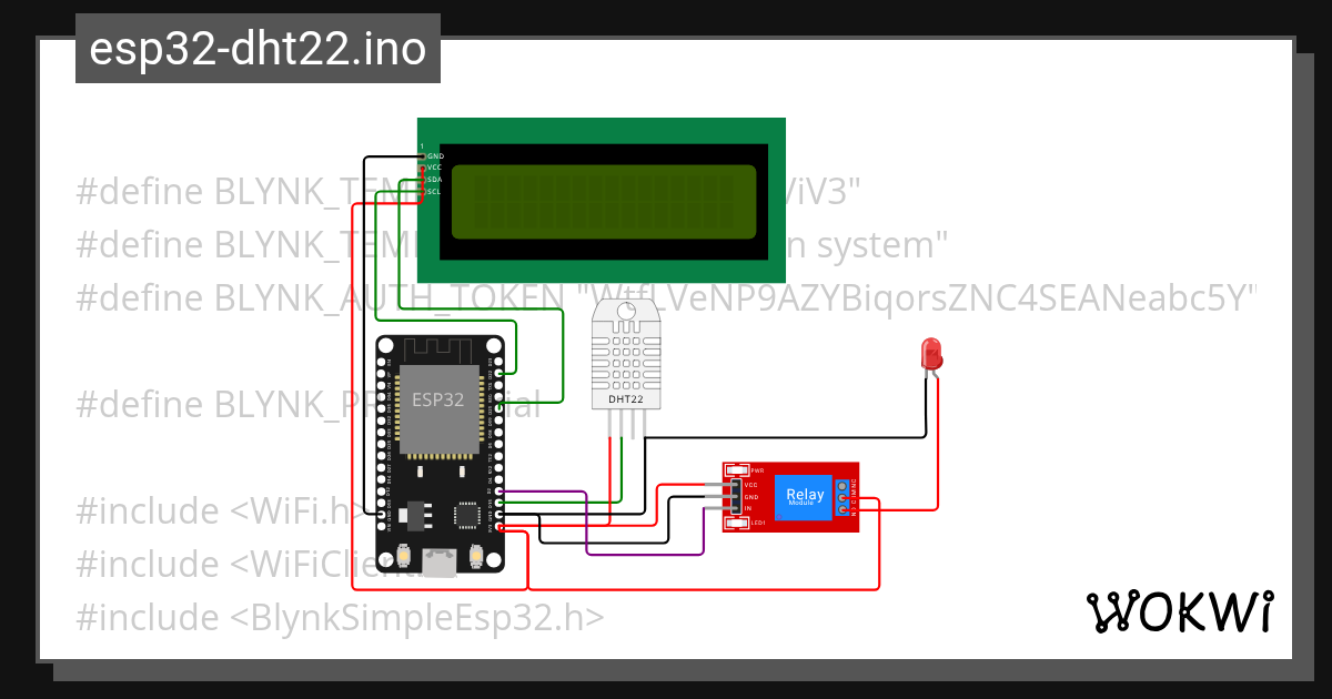Irrigation System Wokwi Esp32 Stm32 Arduino Simulator 