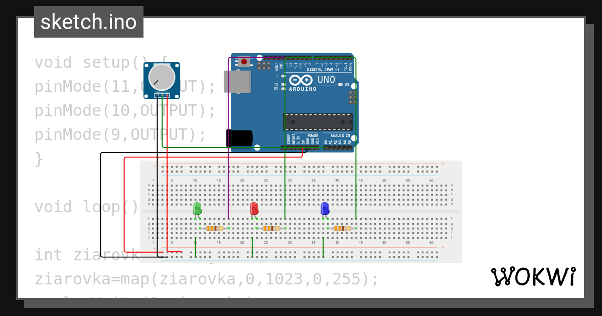 Led S Potenciometrom A Kódm Wokwi Esp32 Stm32 Arduino Simulator 9132