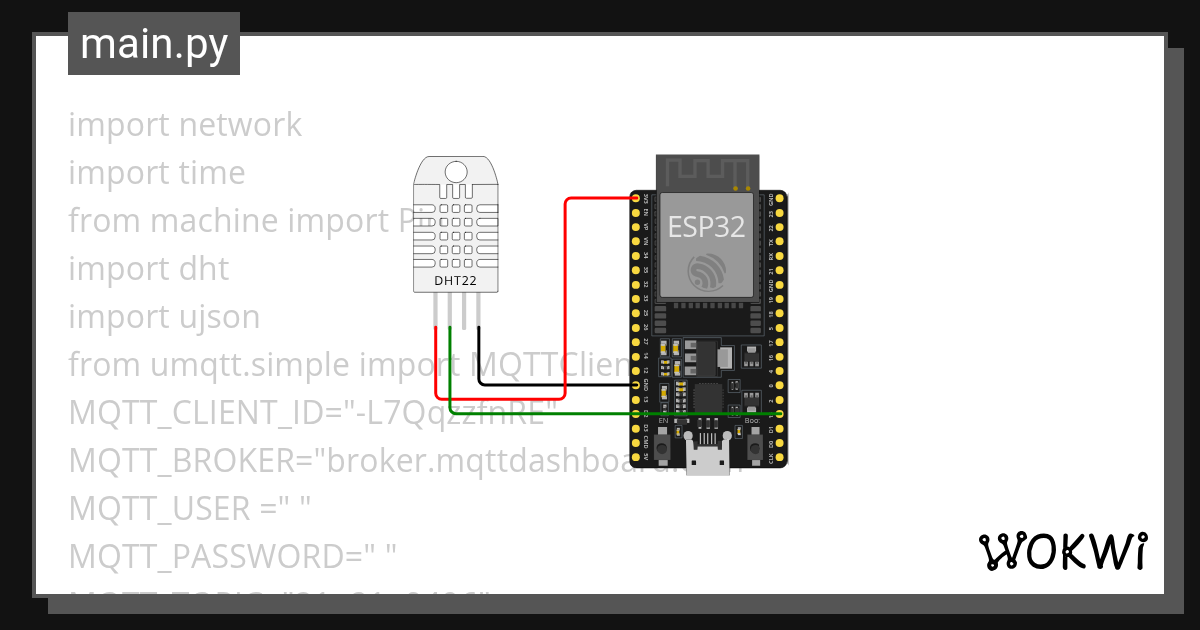 mqtt - Wokwi ESP32, STM32, Arduino Simulator