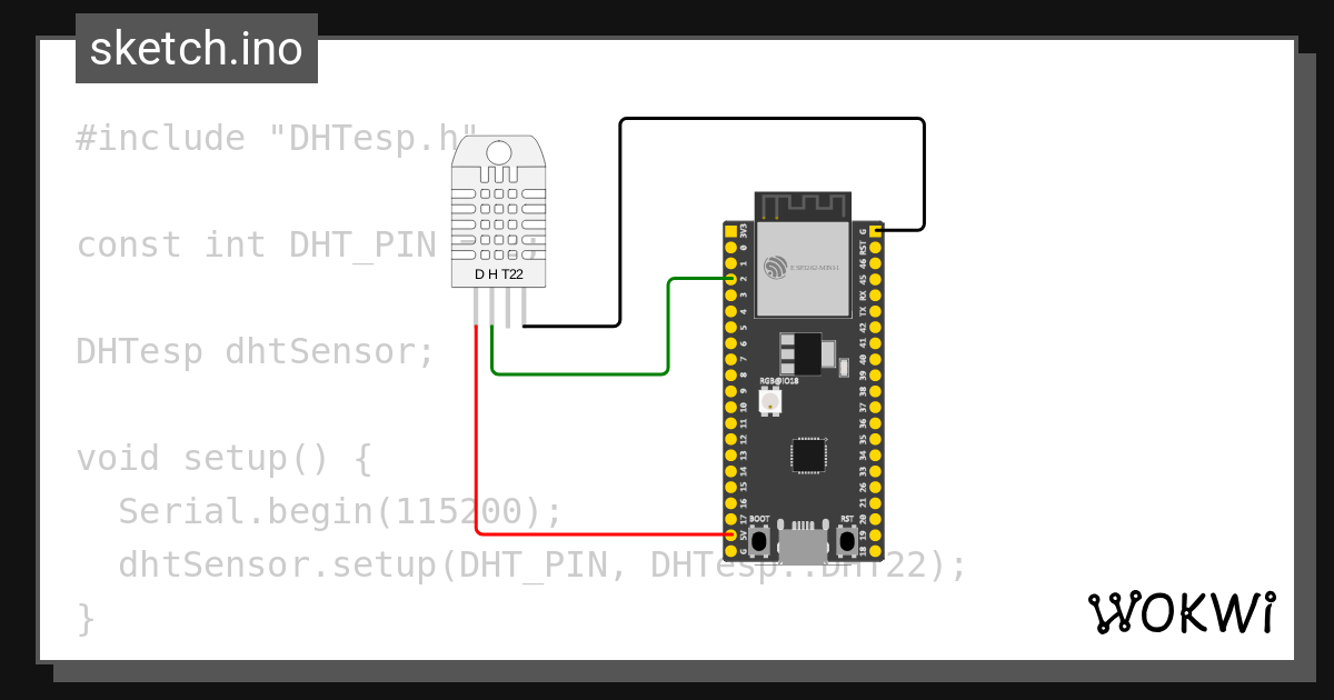 Temphum Wokwi Esp32 Stm32 Arduino Simulator