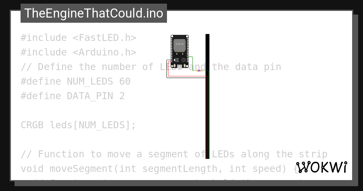 Segment Trail Wokwi Esp32 Stm32 Arduino Simulator 