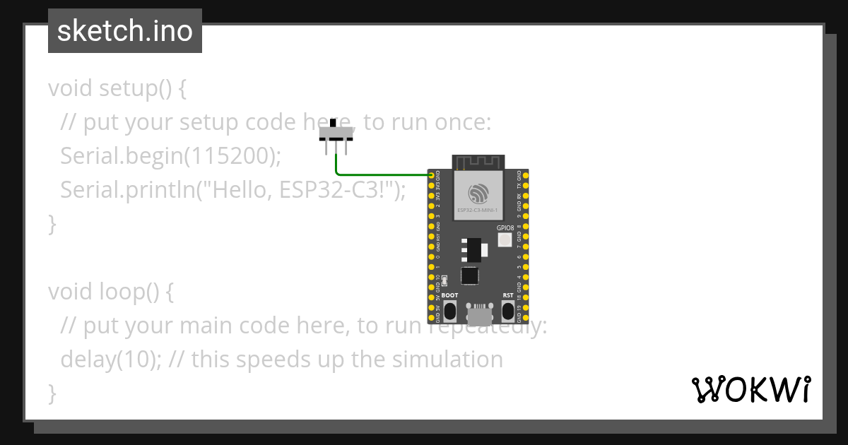 Input devices - Wokwi ESP32, STM32, Arduino Simulator