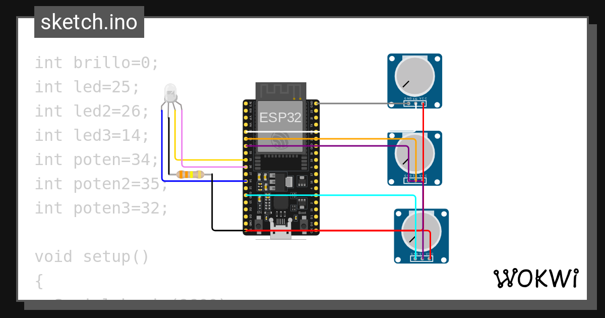 Intencidad Wokwi Esp32 Stm32 Arduino Simulator