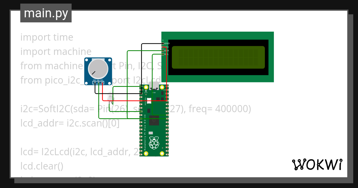 potentiometer - Wokwi ESP32, STM32, Arduino Simulator