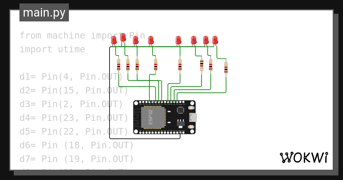 Punto 2 Wokwi Esp32 Stm32 Arduino Simulator