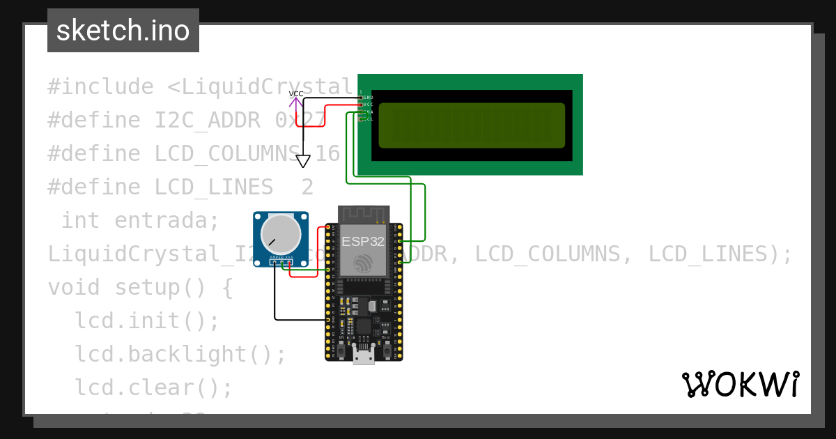 Voltimetro Wokwi Esp32 Stm32 Arduino Simulator