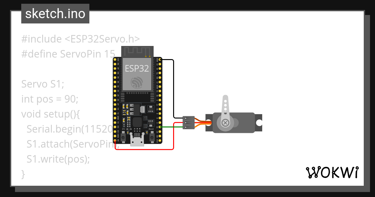 Servo - Wokwi ESP32, STM32, Arduino Simulator