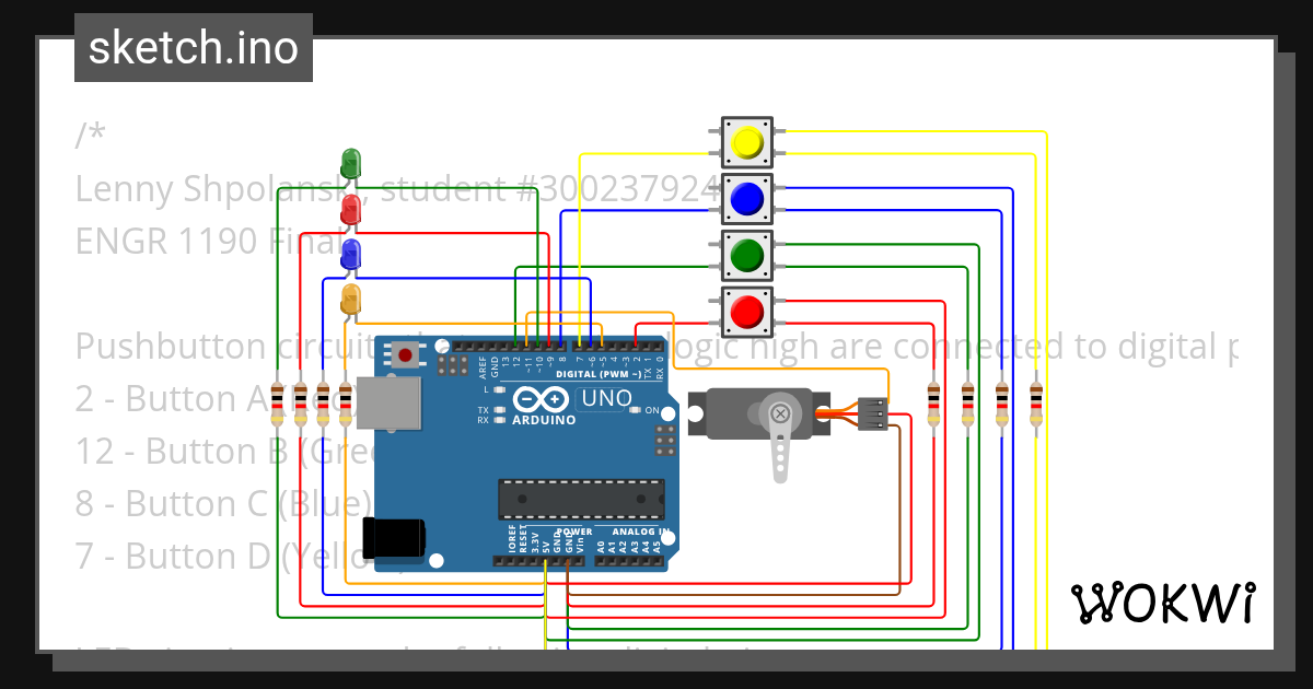 Final Prep - Wokwi ESP32, STM32, Arduino Simulator
