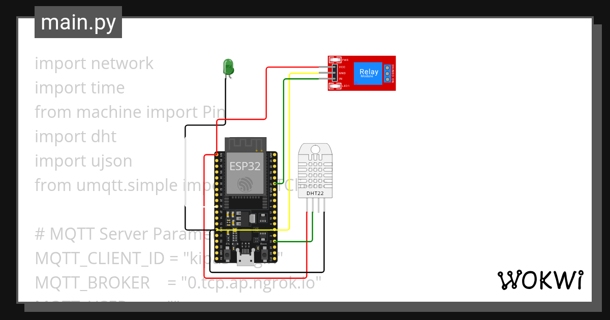Kipas Angin Otomatis Berbasis IoT Copy (2) - Wokwi ESP32, STM32, Arduino Simulator