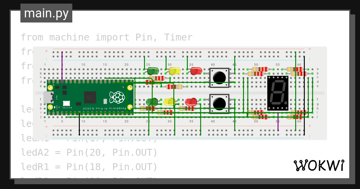 Semaforo Wokwi Esp32 Stm32 Arduino Simulator