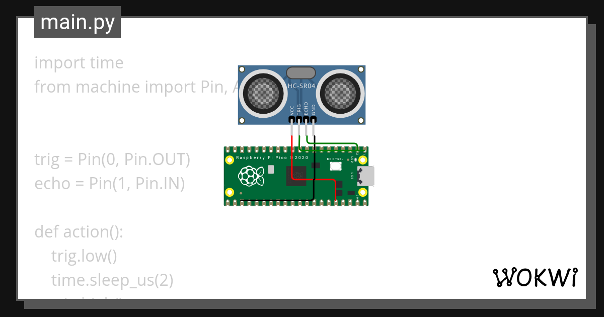 Sonar Wokwi Esp32 Stm32 Arduino Simulator