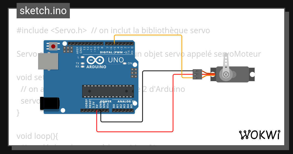 Servo moteur Copy - Wokwi ESP32, STM32, Arduino Simulator
