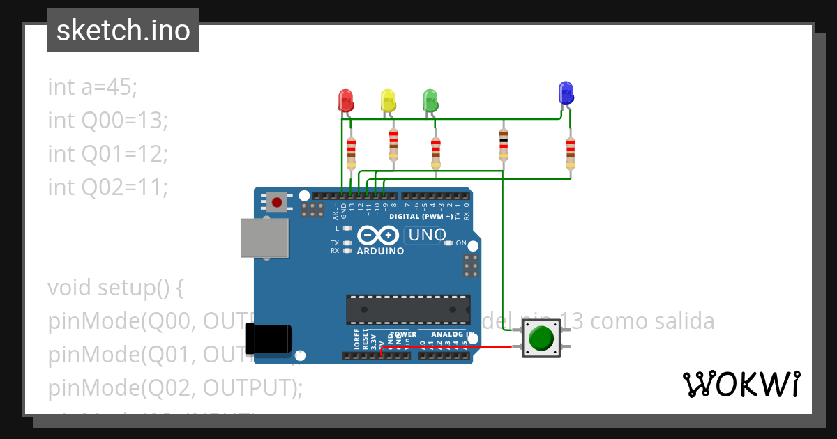 PROYECTO UNO - Wokwi ESP32, STM32, Arduino Simulator