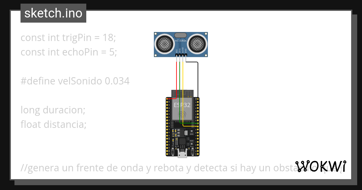 Sensor Ultrasonido Copy - Wokwi ESP32, STM32, Arduino Simulator