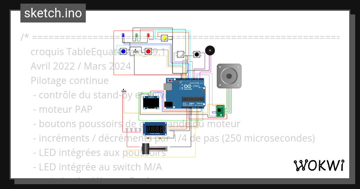 croquisTable_V9.1 - Wokwi ESP32, STM32, Arduino Simulator