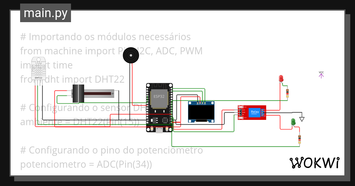 AULA 1 sem a tela oled Copy (2) - Wokwi ESP32, STM32, Arduino Simulator