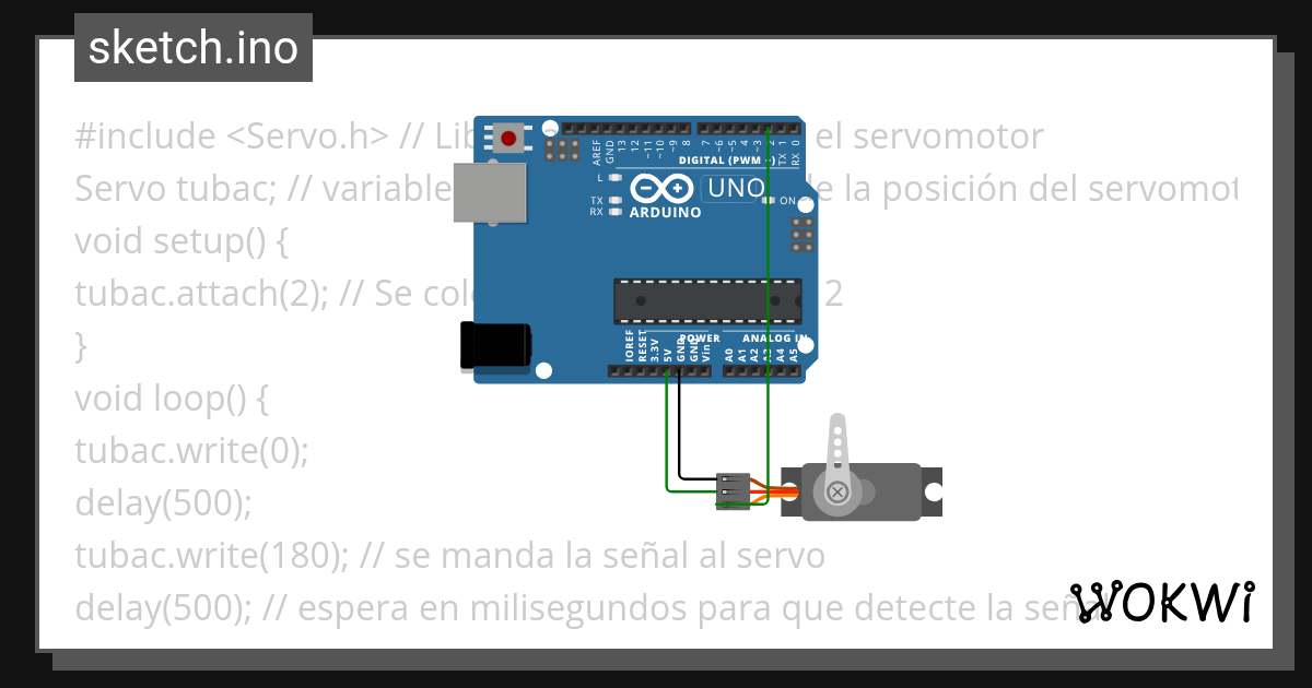 Servo - Wokwi ESP32, STM32, Arduino Simulator
