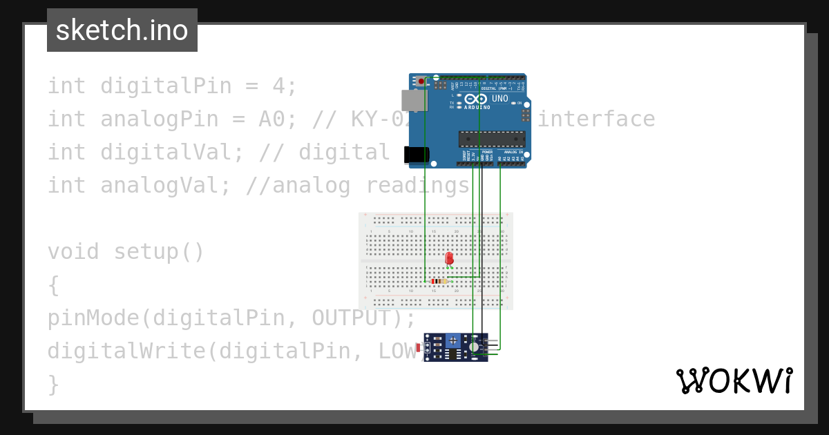 Systeme Allumage Detection Luminiosite Wokwi Esp32 Stm32 Arduino Simulator 
