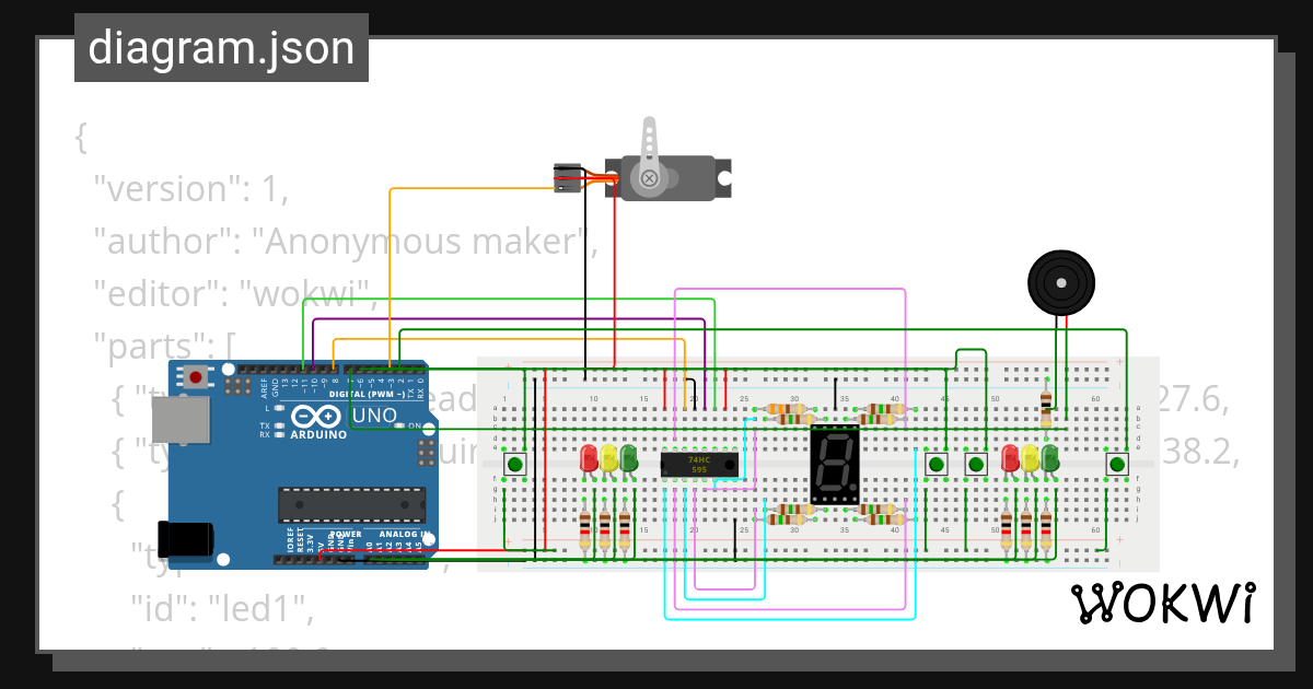 epd beroepsproduct spoorwegovergang - Wokwi ESP32, STM32, Arduino Simulator