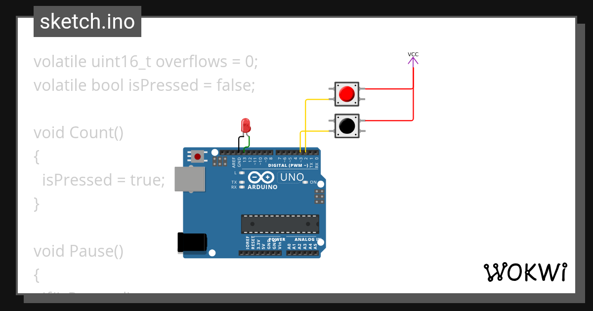 Contador Em Milisegundos Wokwi Esp32 Stm32 Arduino Simulator 5234