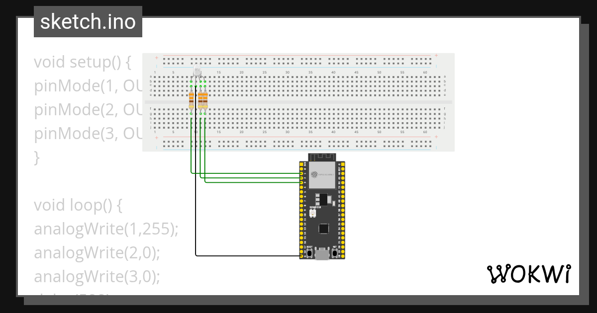 mayte fade 4I - Wokwi ESP32, STM32, Arduino Simulator mayte fade 4I - Wokwi ESP32, STM32, Arduino Simulator