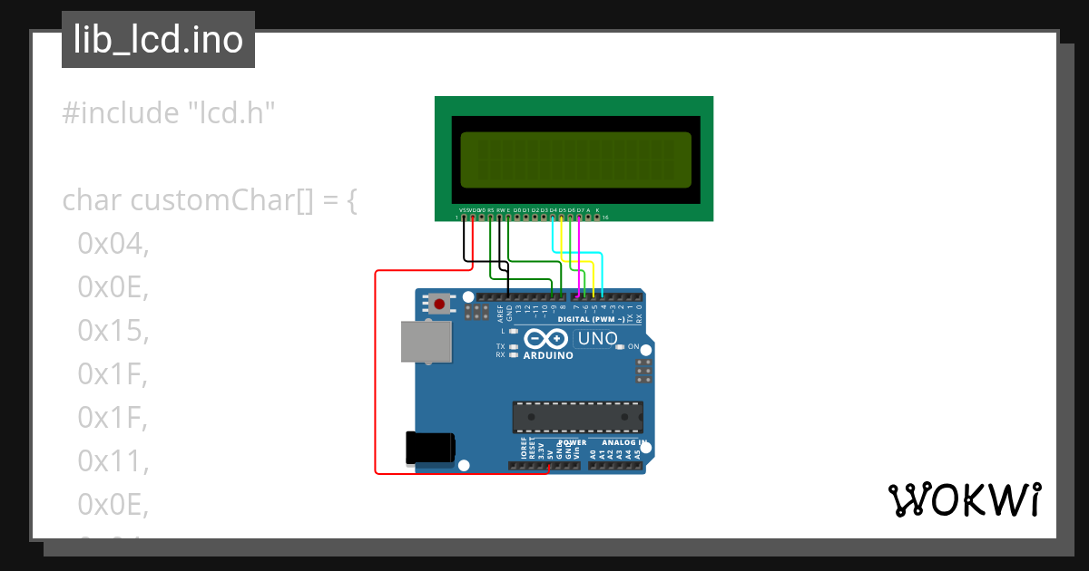 Liblcd Wokwi Esp32 Stm32 Arduino Simulator
