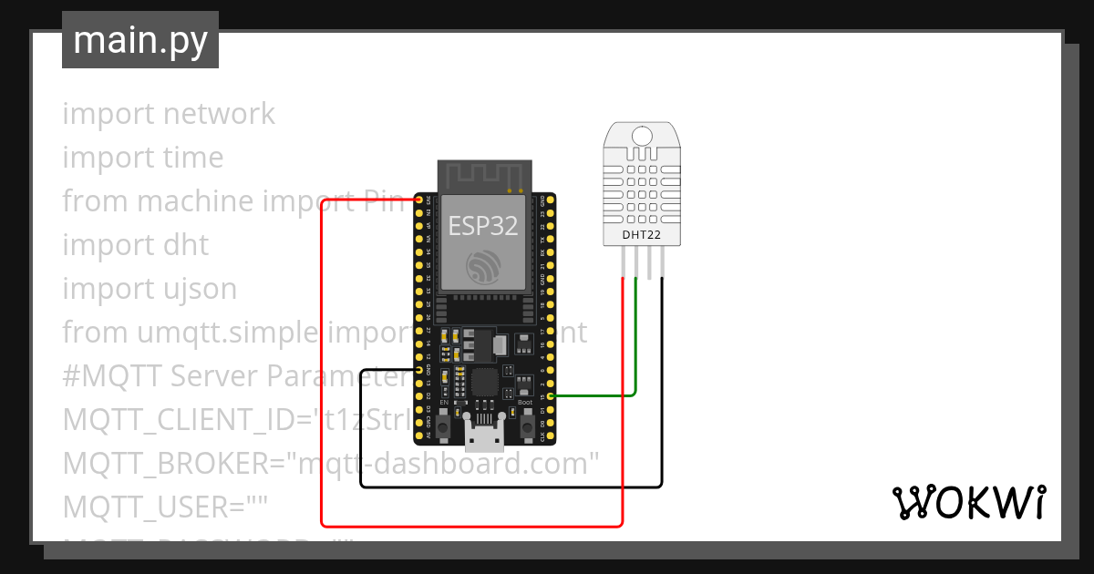 MQTT - Wokwi ESP32, STM32, Arduino Simulator