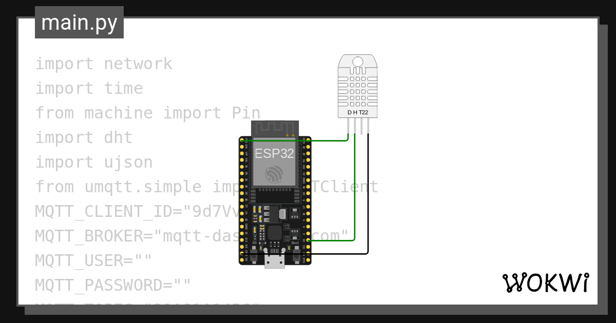 Mqtt Wokwi Esp32 Stm32 Arduino Simulator