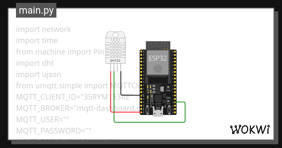 dht - Wokwi ESP32, STM32, Arduino Simulator