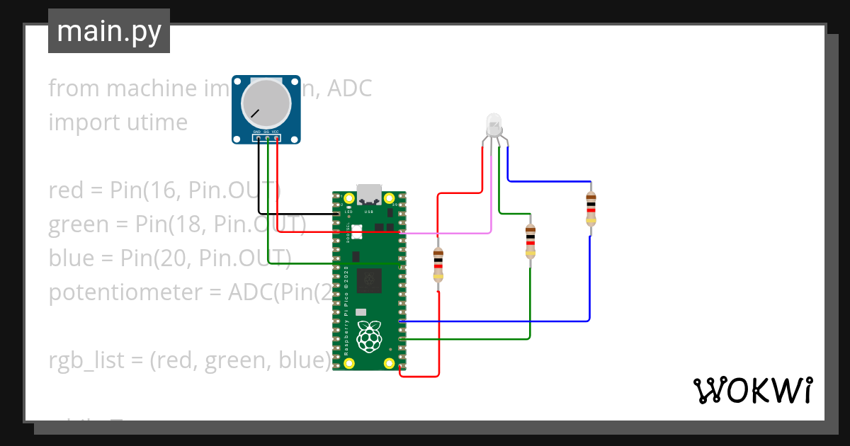 Rgb Led Wokwi Esp32 Stm32 Arduino Simulator 4705