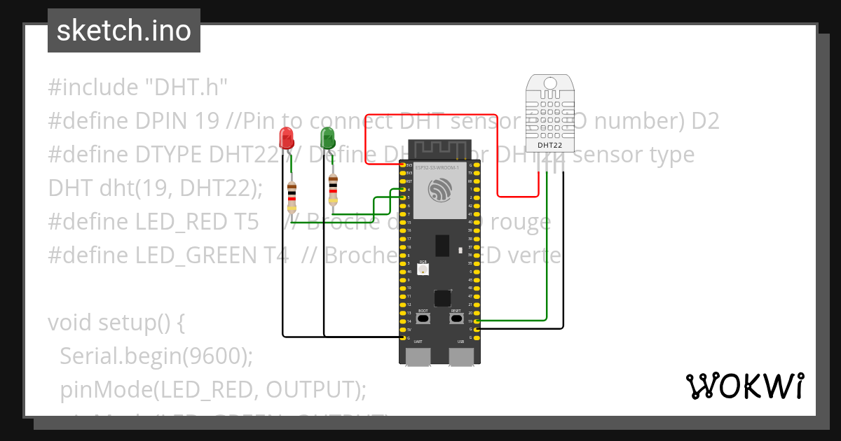 PROJET ARCHITECTURE2 - Wokwi ESP32, STM32, Arduino Simulator