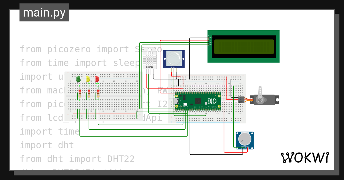 Raspberry Pi Pico Servo Min Mid And Max Picozero Copy Wokwi Esp32 Stm32 Arduino Simulator