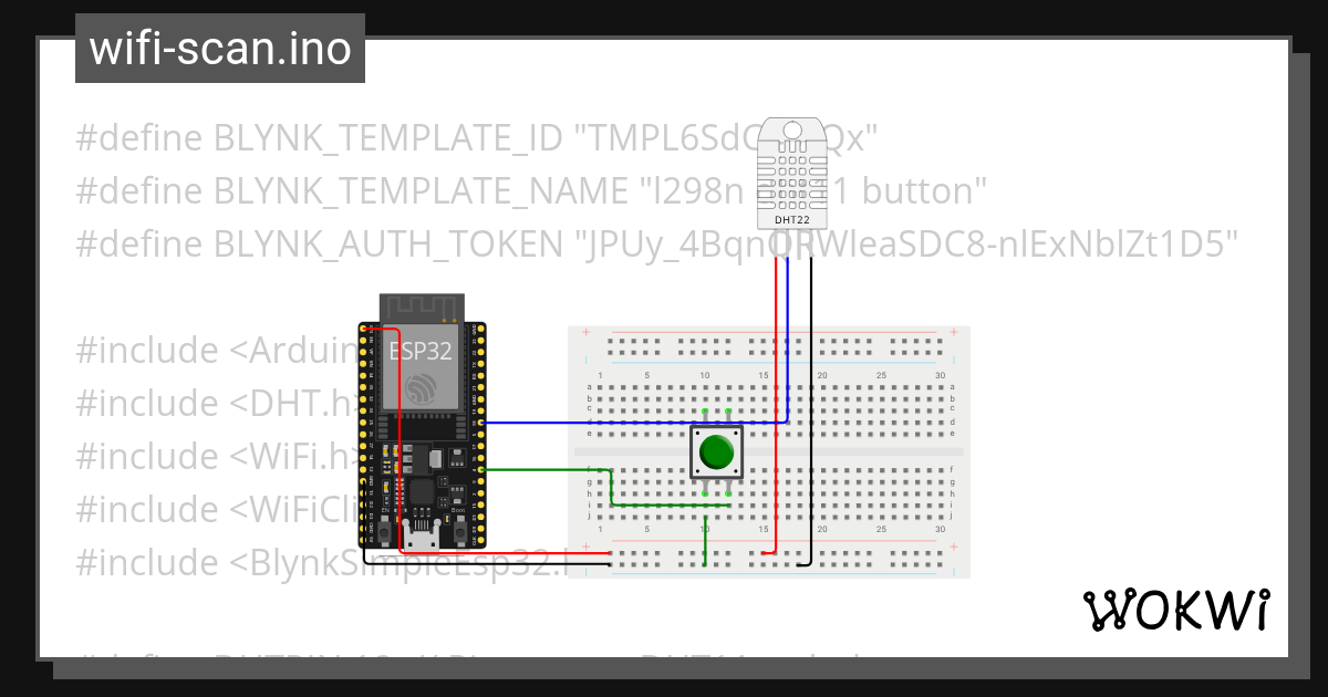 DHT 22, Sensor Ultrasonik, ESP32 (2026) - Wokwi ESP32, STM32, Arduino Simulator
