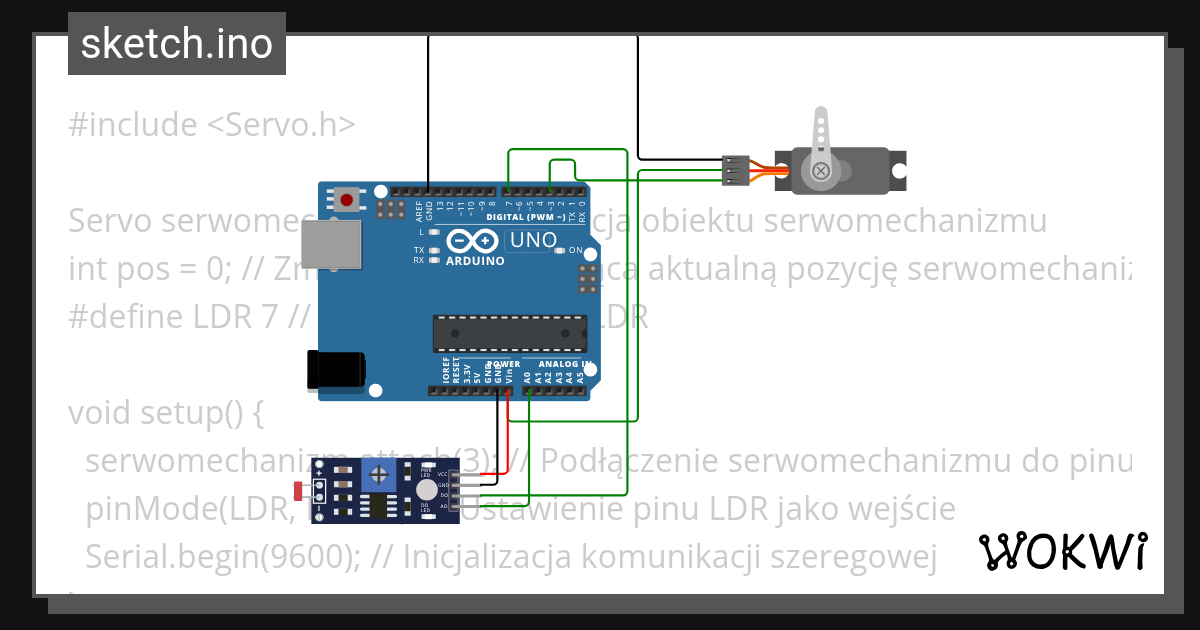 Servoldr Wokwi Esp32 Stm32 Arduino Simulator